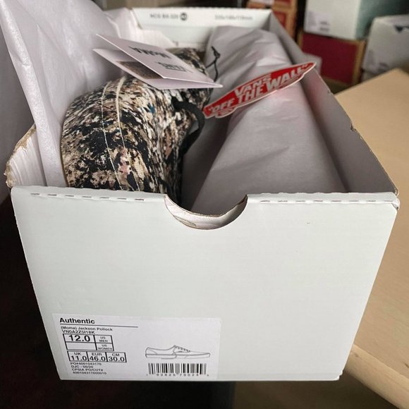 Vans | Shoes | Moma X Vans Jackson Pollock Authentic Sneakers | Poshmark